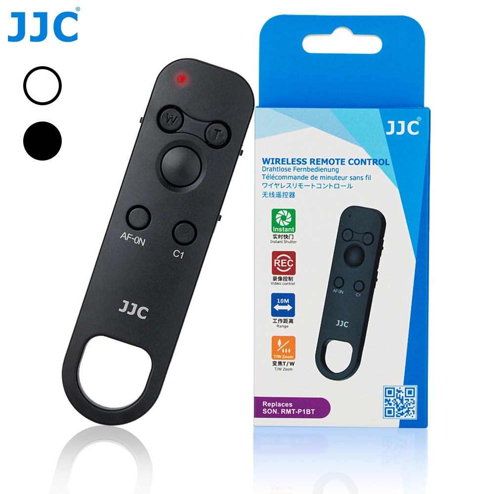 JJC BTR-S1 กล้องบลูทูธรีโมทคอนโทรลไร้สายเปลี่ยน RMT-P1BT Bluetooth สำหรับ Sony ZV1 ZVE10 ZV-1 II ...