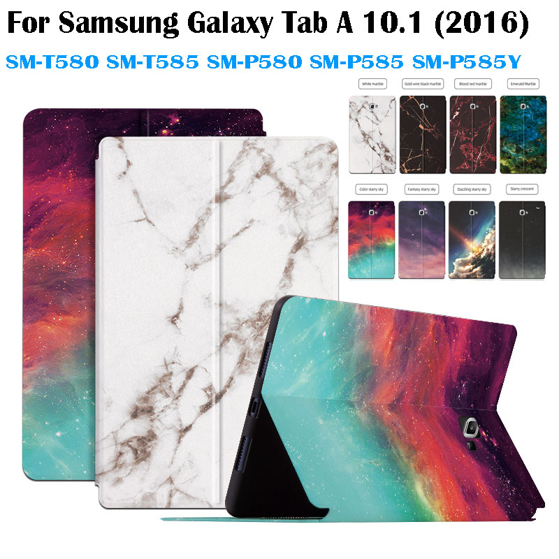 สําหรับ Samsung Galaxy Tab A 10.1 (2016) เคสแท็บเล็ต SM-T580 SM-T585 SM ...