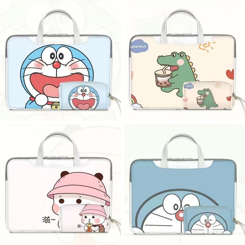 ⭐️With Power Pack + trolley strap⭐️PU waterproof laptop bag Sleeve ...