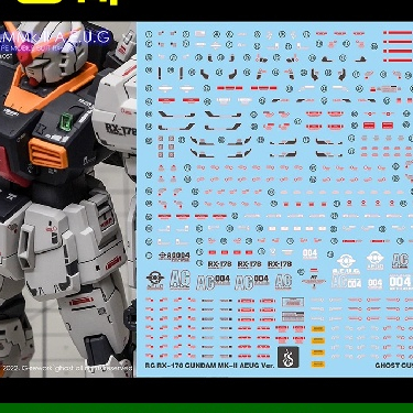 Yan GHOST RG MK2 AEUG MK-II รูปลอกสไลด์น้ํา (RG030) | Shopee Thailand