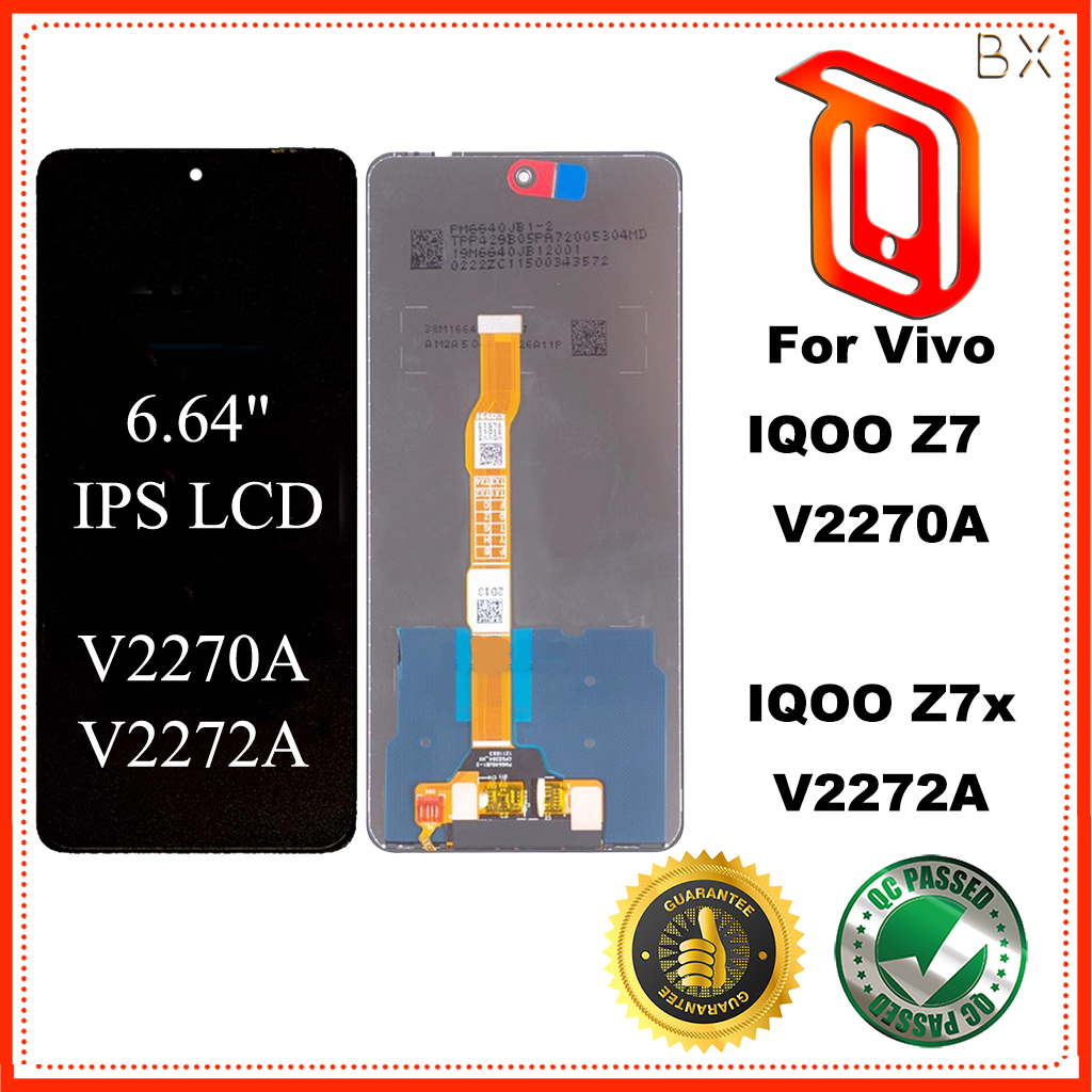 หน้าจอแสดงผล LCD แบบเปลี่ยน สําหรับ Vivo IQOO Z7 V2270A IQOO Z7x V2272A | Shopee Thailand