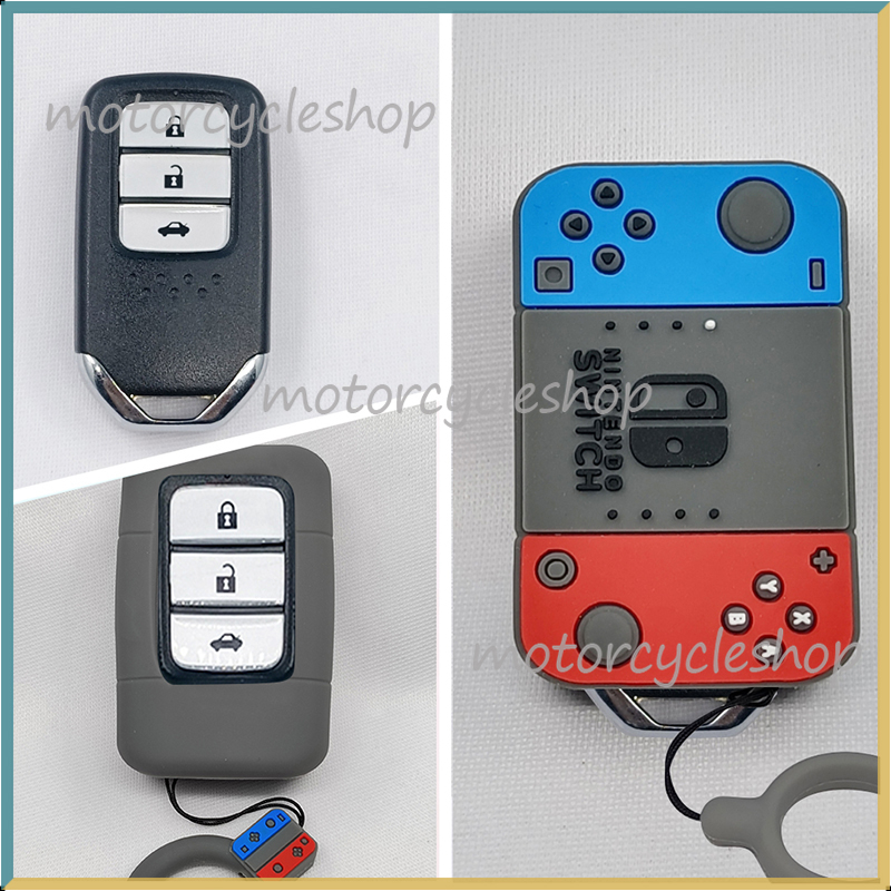 เคสกุญแจรีโมทรถยนต์ ลายการ์ตูน สําหรับ Honda Vezel City Civic Brv Hrv Crv Xrv Pilot Accord Jazz ...