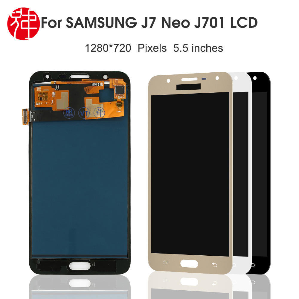 จอแสดงผลหน้าจอสัมผัสด้านหน้า 5.5 TFT สําหรับ SAMSUNG Galaxy J7 Neo J701 ...
