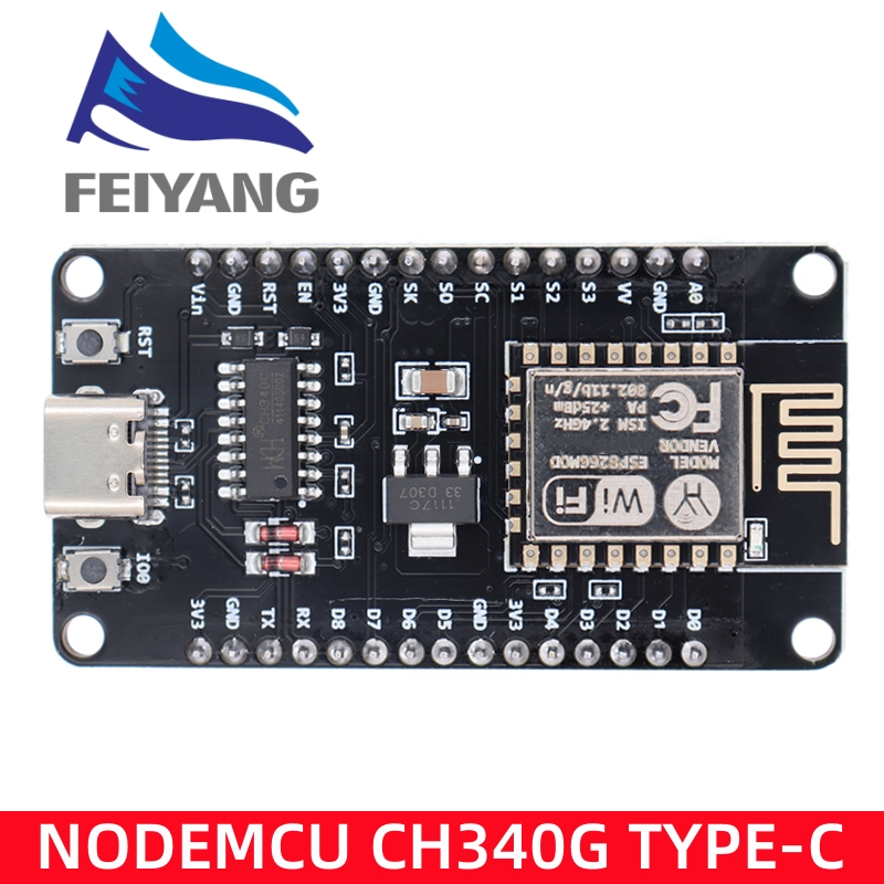 โมดูลไร้สาย CH340 CP2102 CH9102X NodeMcu V3 V2 Lua WIFI อินเตอร์เน็ต ...