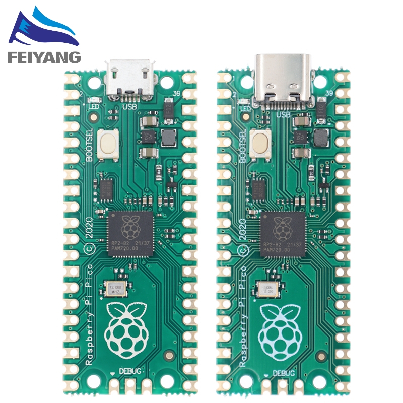 Raspberry Pi Pico lite บอร์ด 4MB / 16MB RP2040 TYPE-C / MICRO Dual-Core 264KB ARM ไมโคร ...
