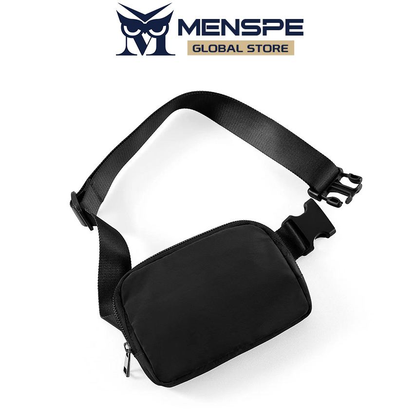 MENSPE กระเป๋าคาดเอวสีดำสำหรับผู้ชาย | Shopee Thailand