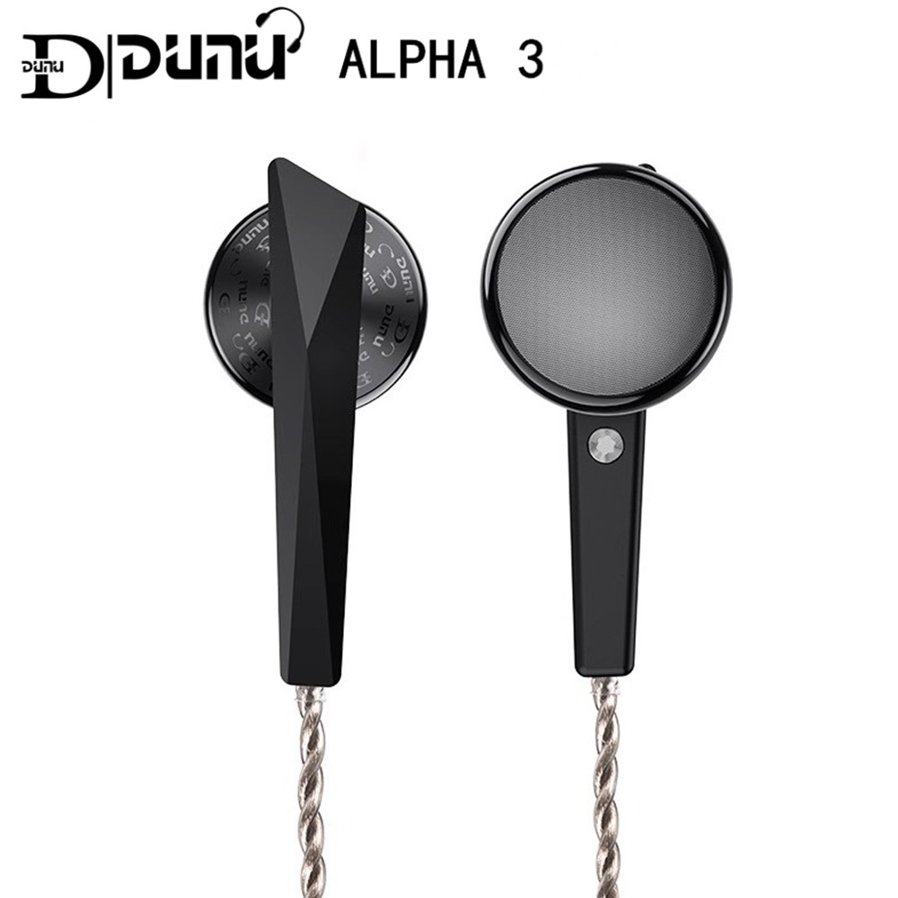 Dunu Alpha3 Alpha 3 หูฟังอินเอียร์ ไดนามิก 14.2 มม. HiFi หัวแบน | Shopee Thailand