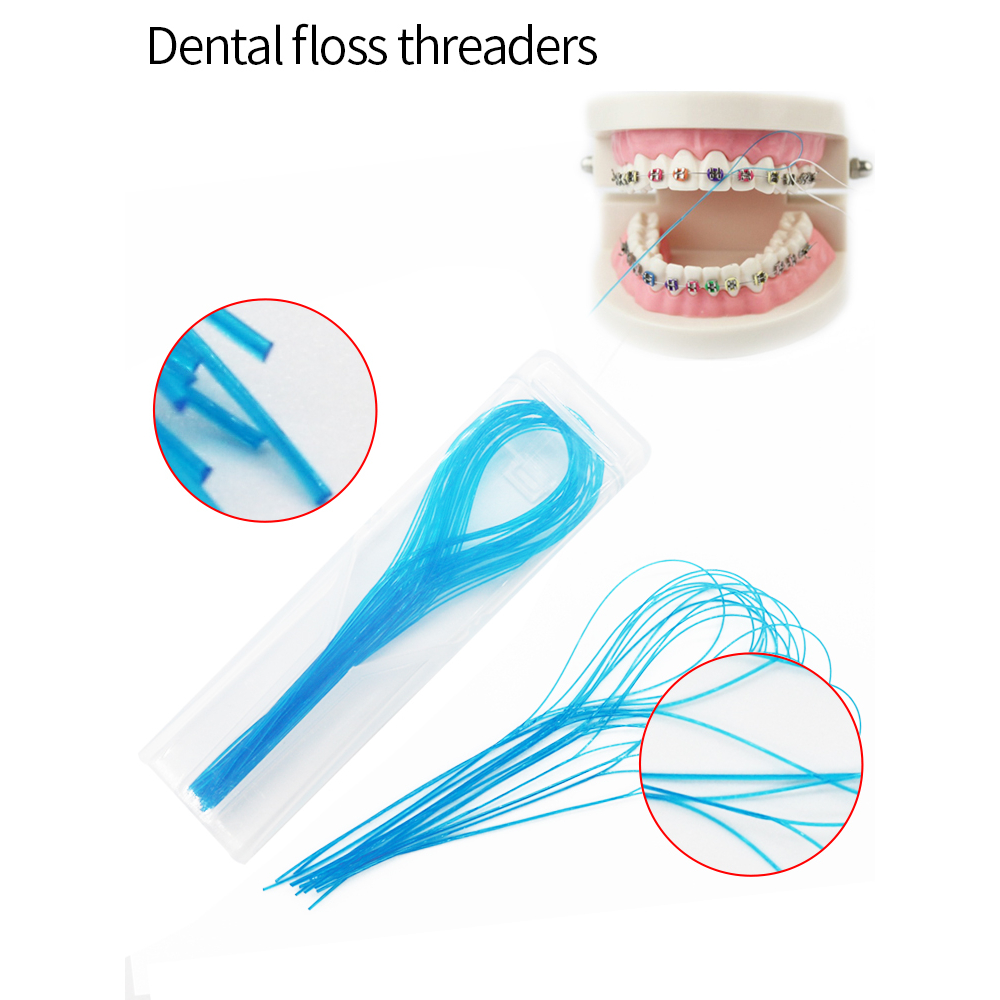 35Pcs/Set Floss Threader ไหมขัดฟัน Floss Threaders | Shopee Thailand