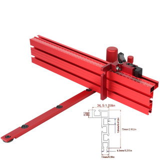 Miter Gauge&400MM Fence With Track Stop Sawing Assembly Angle Ruler for ...