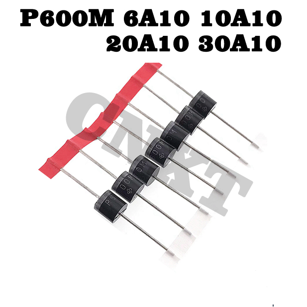 10~20 ชิ้น P600M 6A10 10A10 20A10 30A10 วงจรเรียงกระแสไดโอด ปลั๊กตรง ...
