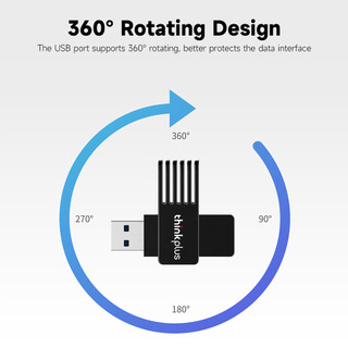 Lenovo Thinkplus USB Flash Drive 32/64/128G แฟลชไดรฟ์ Type C OTG (MU252 ...