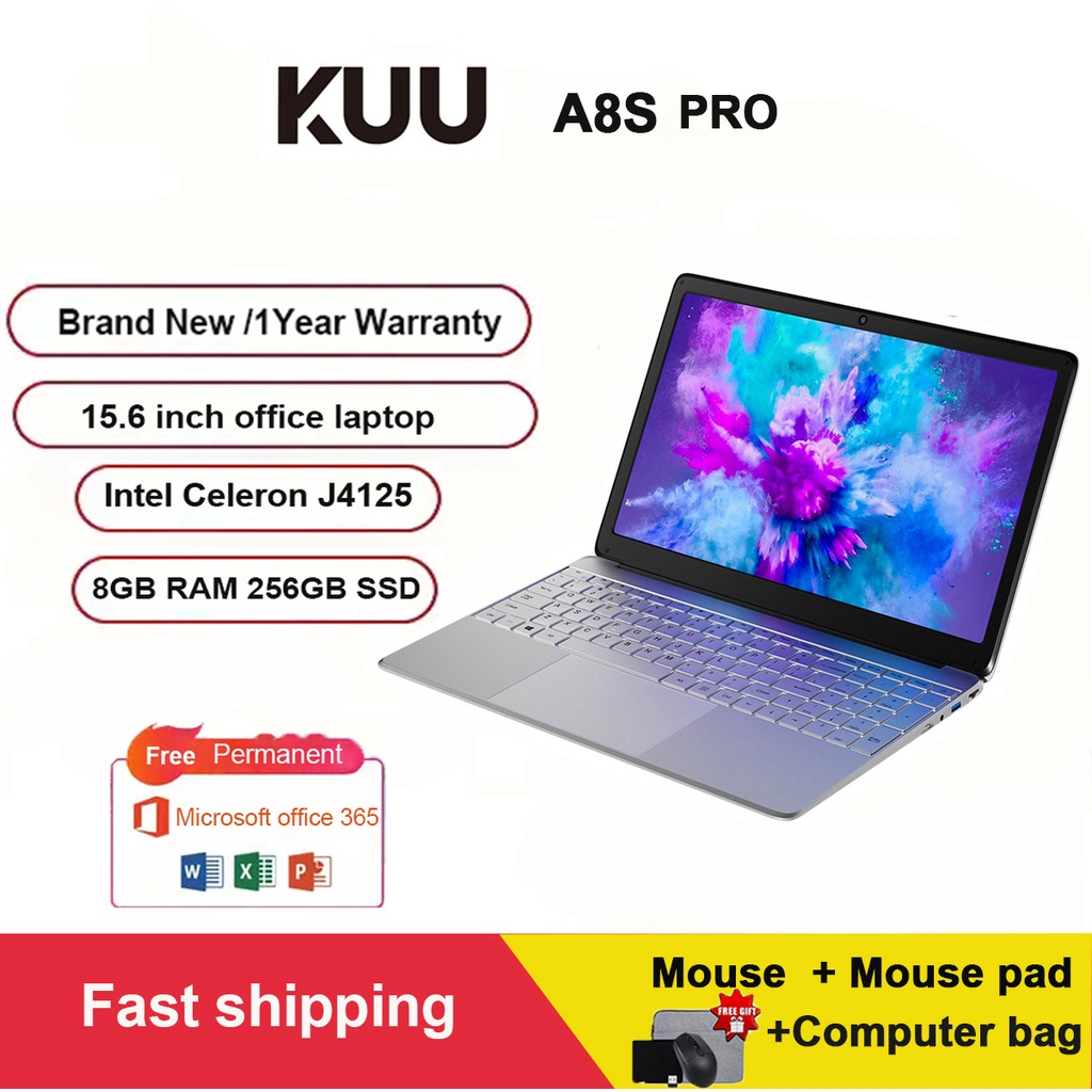 Kuu A8s Pro 15.6 นิ้ว แรมแล็ปท็อป 8gb 256gb SSD Intel J4125 ถึง 2.7ghz ... Kuu A8s Pro 15.6 นิ้ว แรมแล็ปท็อป 8gb 256gb SSD Intel J4125 ถึง 2.7ghz ...