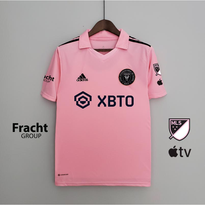 เสื้อกีฬาแขนสั้น ลายทีม Inter Miami 23 24 ไซซ์ S - 4XL สามารถใส่ชื่อ ...