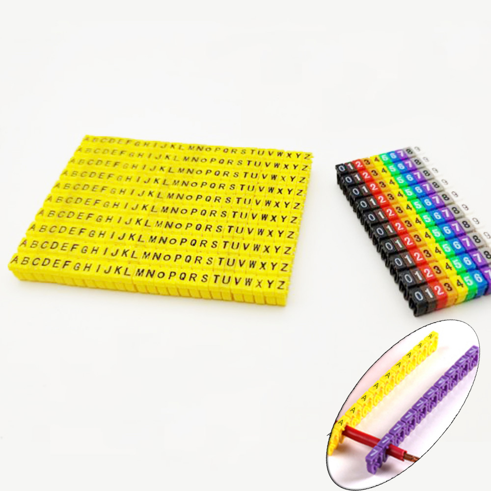 Wire Marker Tag Label สายเคเบิลเครือข่ายสําหรับ Cat5e Cat6 ประเภท ...