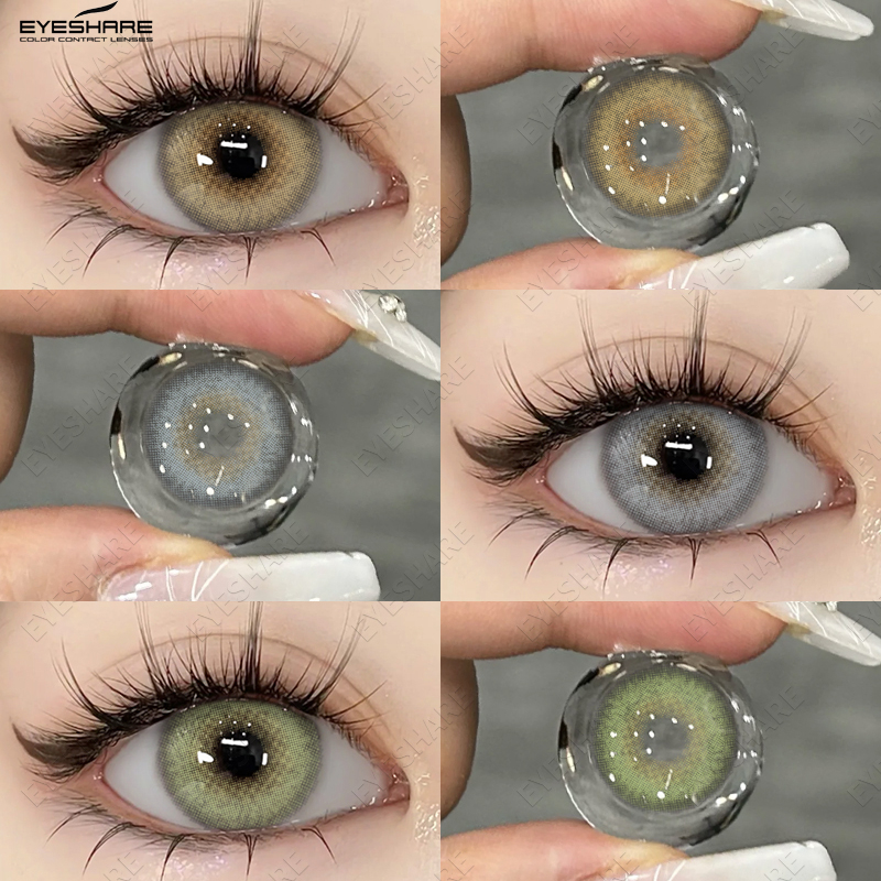 Eyeshare คอนแทคเลนส์ธรรมชาติ 1 คู่ 1 ปี | Shopee Thailand