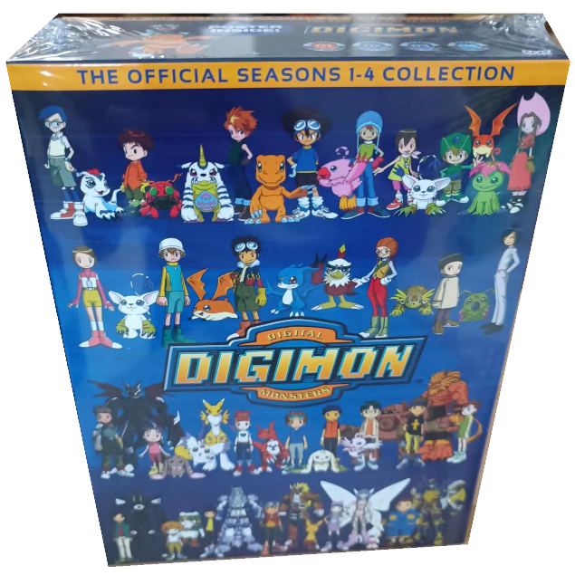 แผ่น Dvd HD การ์ตูนอนิเมะ Digimon the Complete series 32 เวอร์ชั่นเต็ม ...