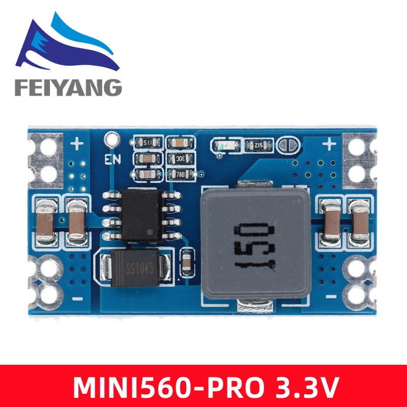 5A Dc-Dc Mini560 โมดูลแรงดันไฟฟ้าเอาท์พุท 3.3 5V 9V 12V | Shopee Thailand