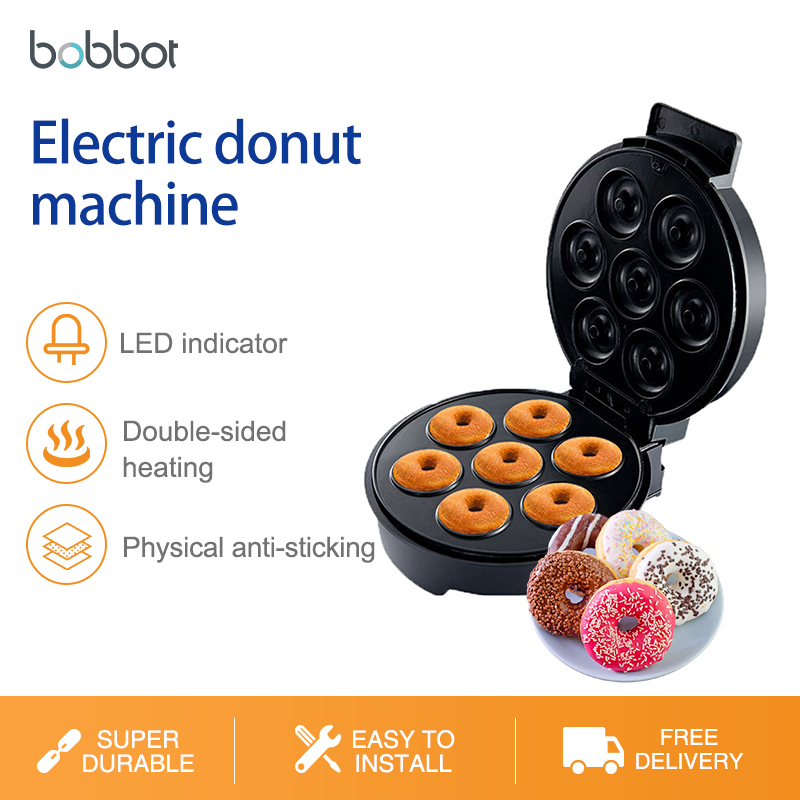 Bobbot เครื่องทําโดนัท ไข่ วาฟเฟิล แซนวิช อาหารเช้า อเนกประสงค์ | Shopee Thailand