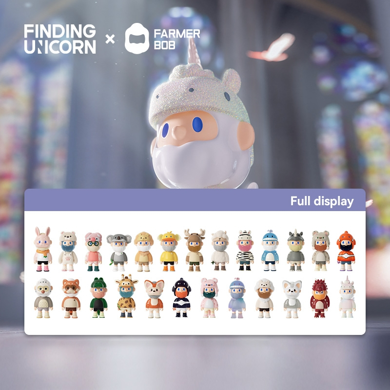 ฟิกเกอร์ ยูนิคอร์น FARMER BOB Social Animal Series Blind Box Limited ...