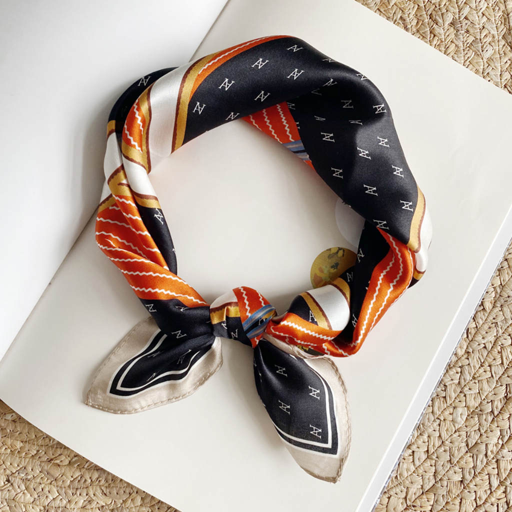 Parsimonious ผ้าพันคอ ผ้าเรยอน ทรงสี่เหลี่ยม ระบายอากาศ 27.55 นิ้ว 1 ...