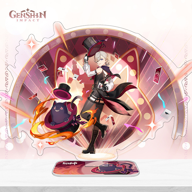 Genshin impact figure Kinich Navia Mualani ขาตั้งอะคริลิค ขาตั้ง Furina ...