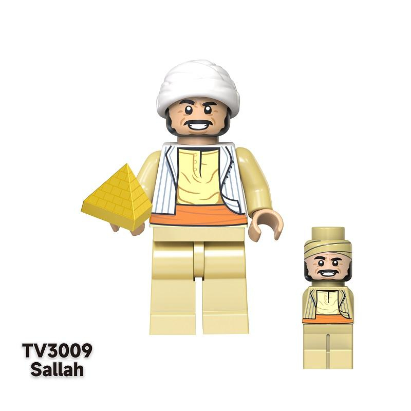 Indiana Jones Sallah Mummies the Dial of Destiny บล็อคตัวต่อฟิกเกอร์ ...