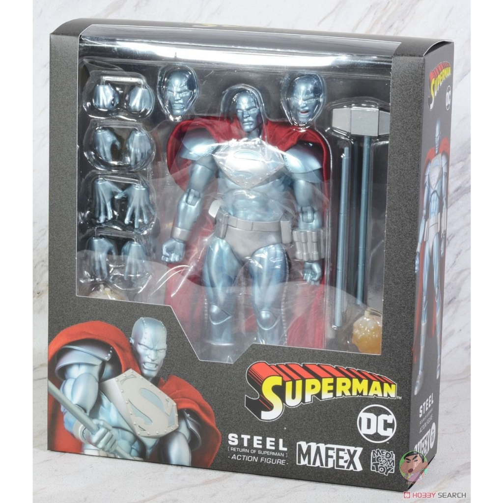 Medicom Toy Mafex No.181 Steel (Return of Superman) Action Figure ...