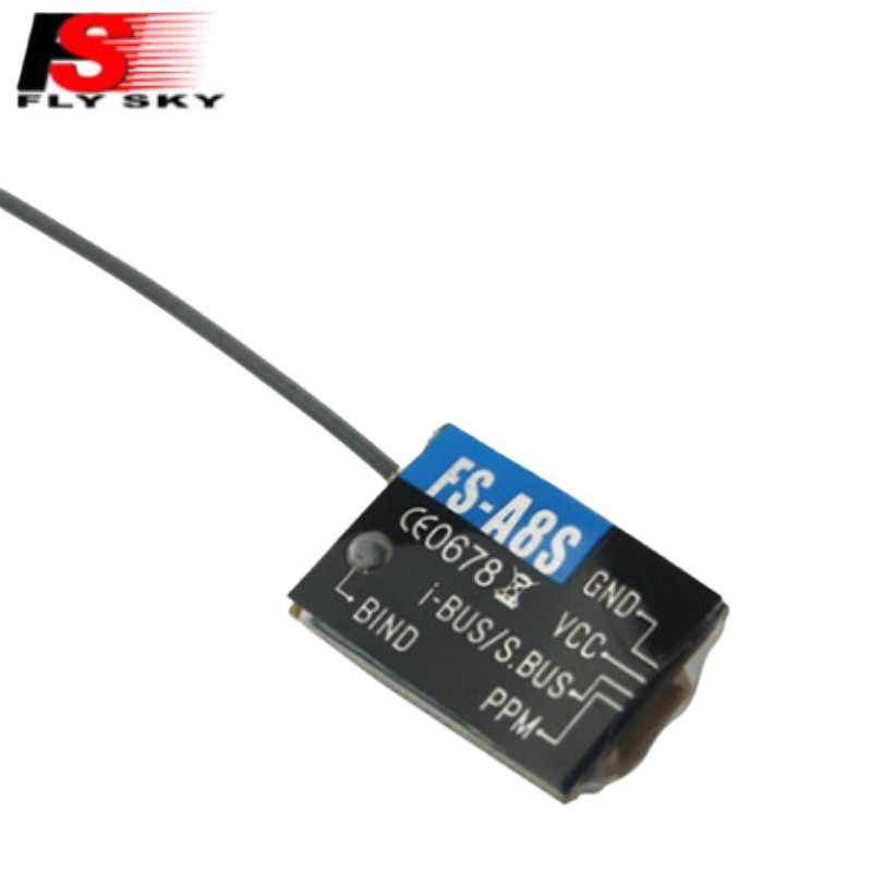Flysky RX FS-A8 FS A8S FS-A8S 2.4G 8CH Mini RC Receiver W PPM i-BUS ...