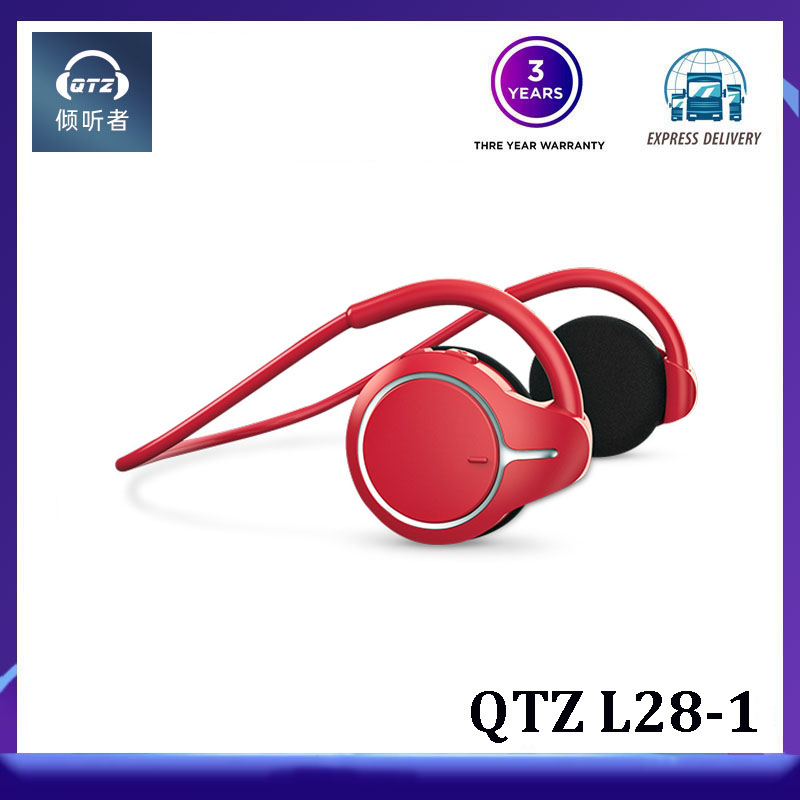 Qtz L28-1 ชุดหูฟังบลูทูธไร้สาย กันหาย ถอดการ์ดได้ หน่วยความจํา sd mp3 ...