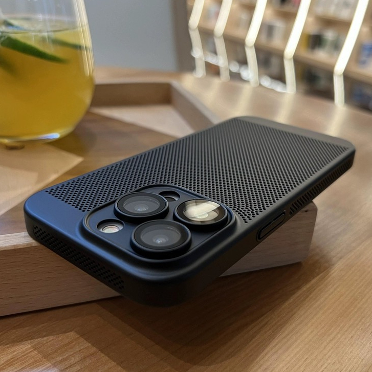 【Cellular cooling/ultra-thin/ PC hard case/Black】เคส compatible for ...