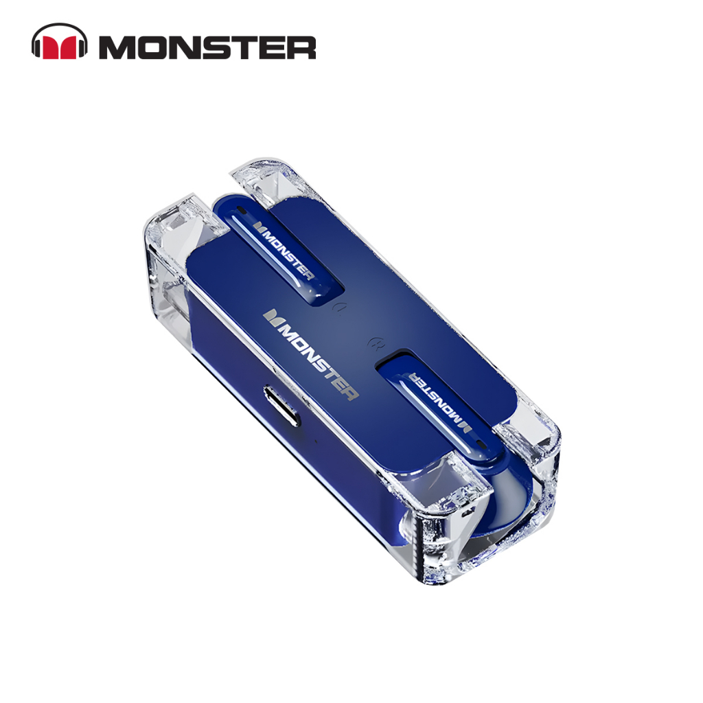 Monster XKT08 หูฟังบลูทูธไร้สาย การลดเสียงรบกวนอัจฉริยะ หูฟังเกมมิ่ง ...