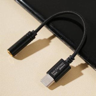 Conexant หูฟัง CX31993 RealTek ALC5686 3.5 มม. เป็น USB Type C สีฟ้า พร้อมสาย PCM 32b 384kHz 3.5 ...