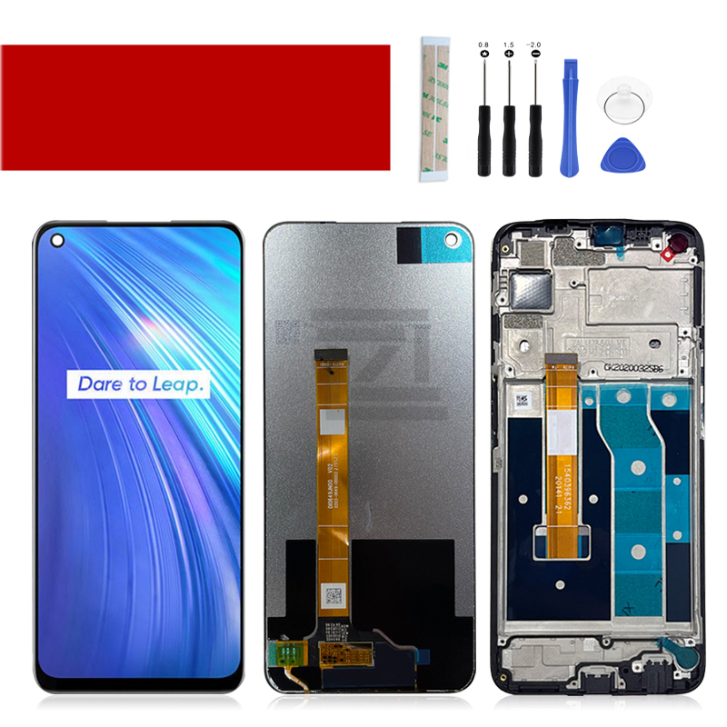 อะไหล่หน้าจอสัมผัสดิจิทัล LCD RMX2001 6.5 นิ้ว แบบเปลี่ยน สําหรับ Oppo ...