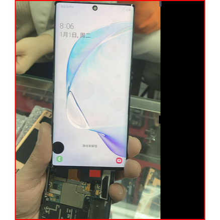 หน้าจอสัมผัส LCD แบบเปลี่ยน สําหรับ Samsung Galaxy Note 10 SM-N970F/DS ...
