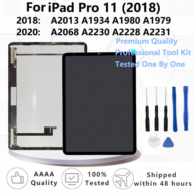 อะไหล่หน้าจอสัมผัสดิจิทัล LCD 11 นิ้ว แบบเปลี่ยน สําหรับ iPad Pro 11 ...