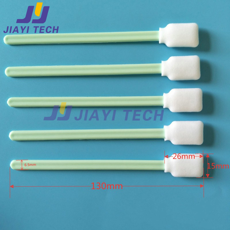 Jiayi ทําความสะอาดฟองน้ํา Swab Stick โฟมหัวพิมพ์เครื่องมือทําความสะอาด ...