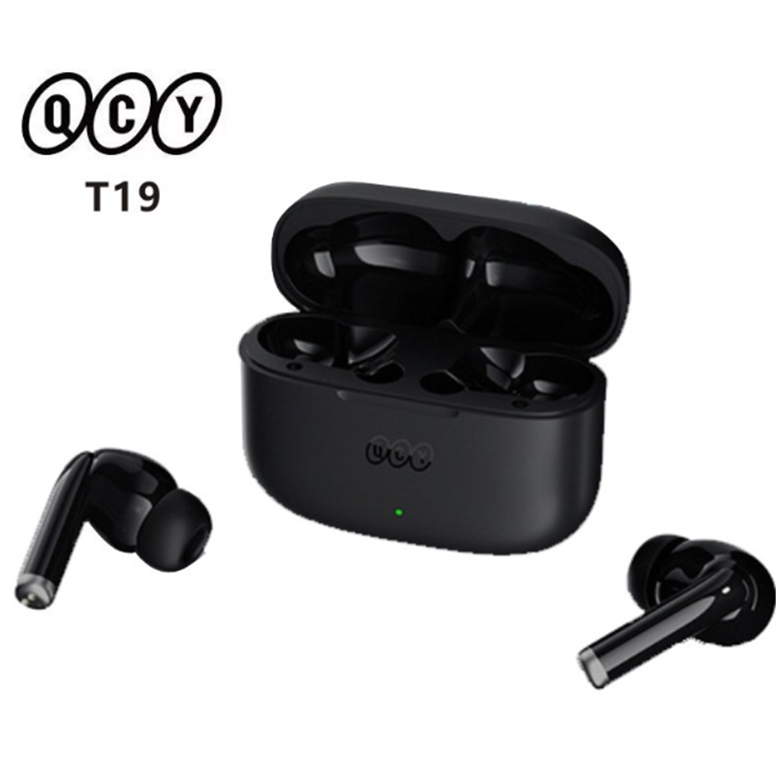 Qcy T19 ชุดหูฟังอินเอียร์ บลูทูธ ไมโครโฟนคู่ ตัดเสียงรบกวน HD ความล่าช้าต่ํา สัมผัสป๊อปอัพ จับ ...