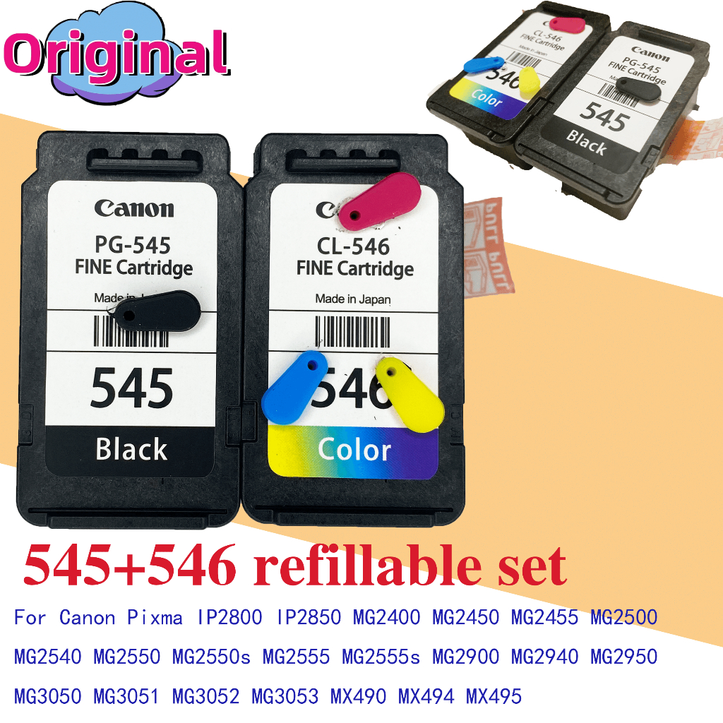 ตลับหมึก PG 545 CL 546 545XL 546XL สําหรับ Canon PG-545 CL-546 PG 545 ...