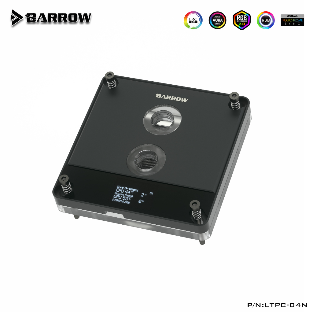 Barrow บล็อกน้ํา CPU ดิจิทัล สําหรับ AM5 AM4 AM3 INTEL LGA 115X 1200 ...