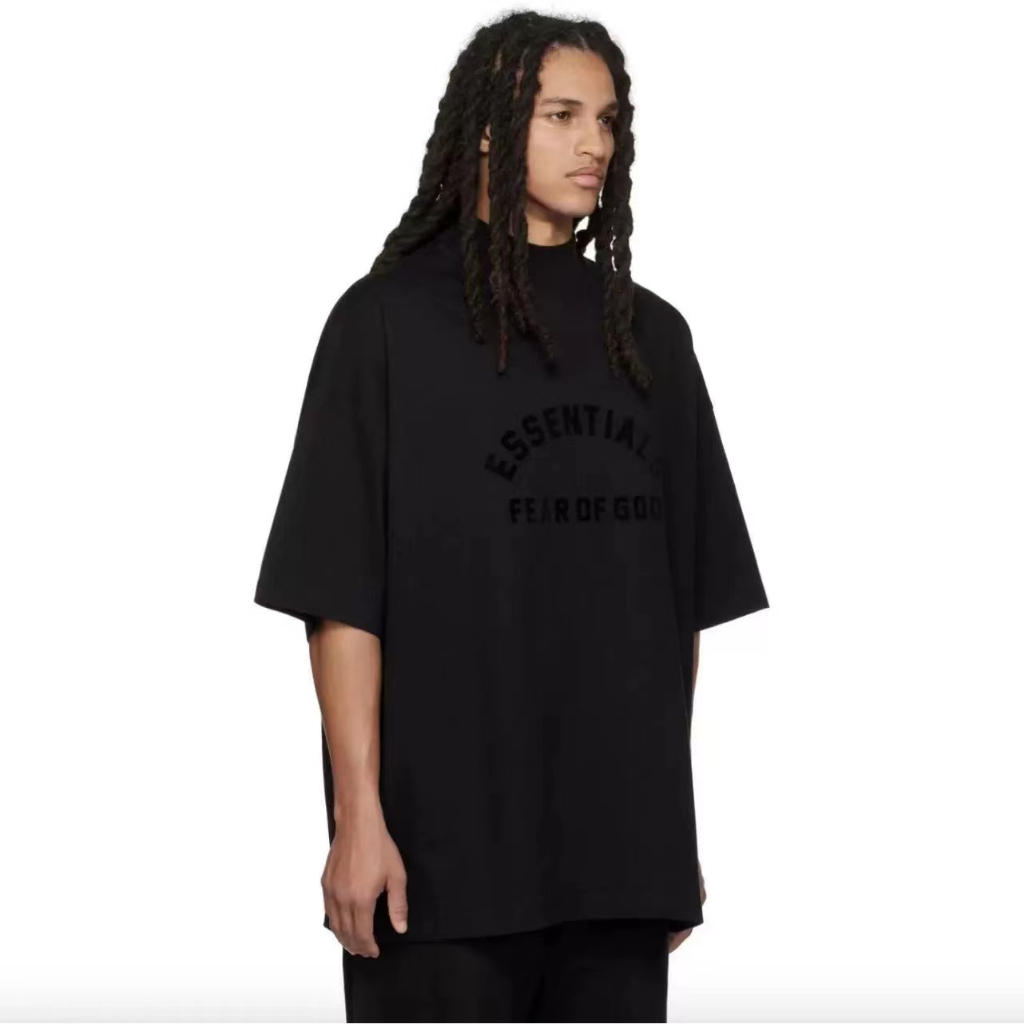ใหม่ เสื้อยืดแขนสั้น พิมพ์ลาย FEAR OF GOD ESSENTIALS Season 9 แฟชั่น ...
