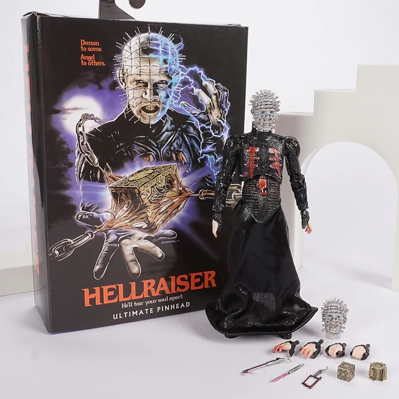 7"classic Movie Hellraiser Ultimate Pinhead PVC Action Figure กล่องของ ...