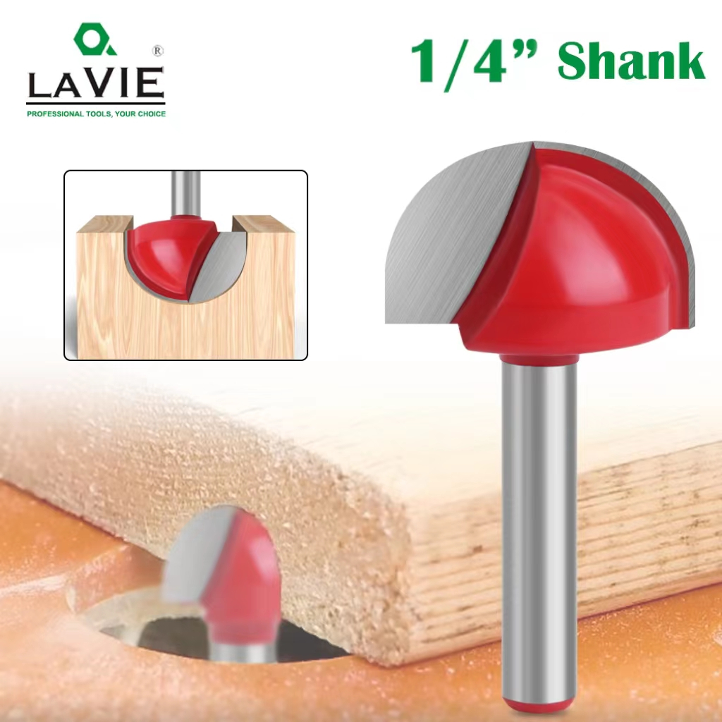 LAVIE 1 PC 1/4 "Shank Ball จมูก End Mg Bit Radius Core กล่อง Solid ...