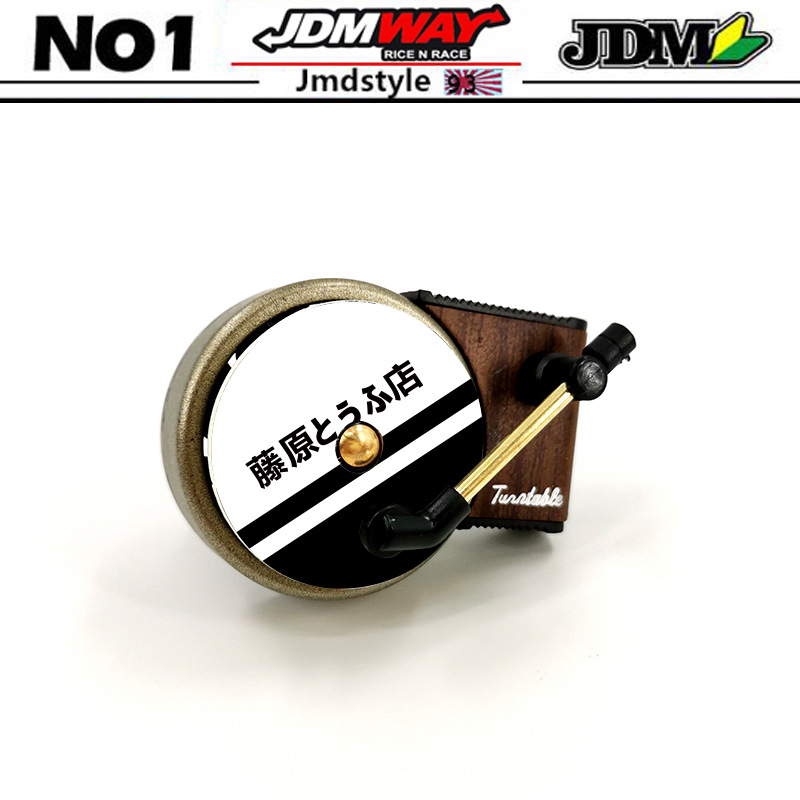 Initial D Car Air Freshener Perfume Record Player Vent Scent Recorder ...