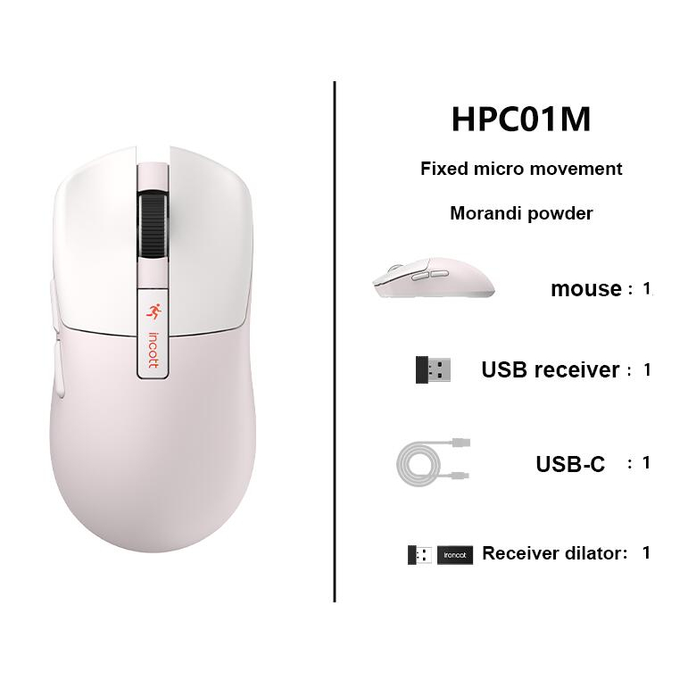 Ironcat HPC01M เมาส์เกมมิ่งไร้สาย เสียงเงียบ น้ําหนักเบา | Shopee Thailand