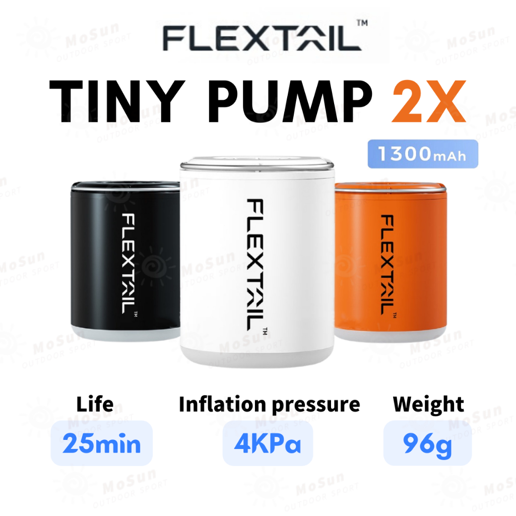Flextailgear เครื่องปั๊มลมไฟฟ้า ขนาดเล็ก แบบพกพา สําหรับตั้งแคมป์ ว่ายน้ํา กลางแจ้ง 2 ชิ้น ...