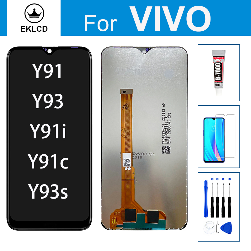 100% ทดสอบ LCD สําหรับ Vivo Y91 1816 Y91i Y91c Y93 Y93s 1820 จอแสดงผล Touch Screen Digitizer ...