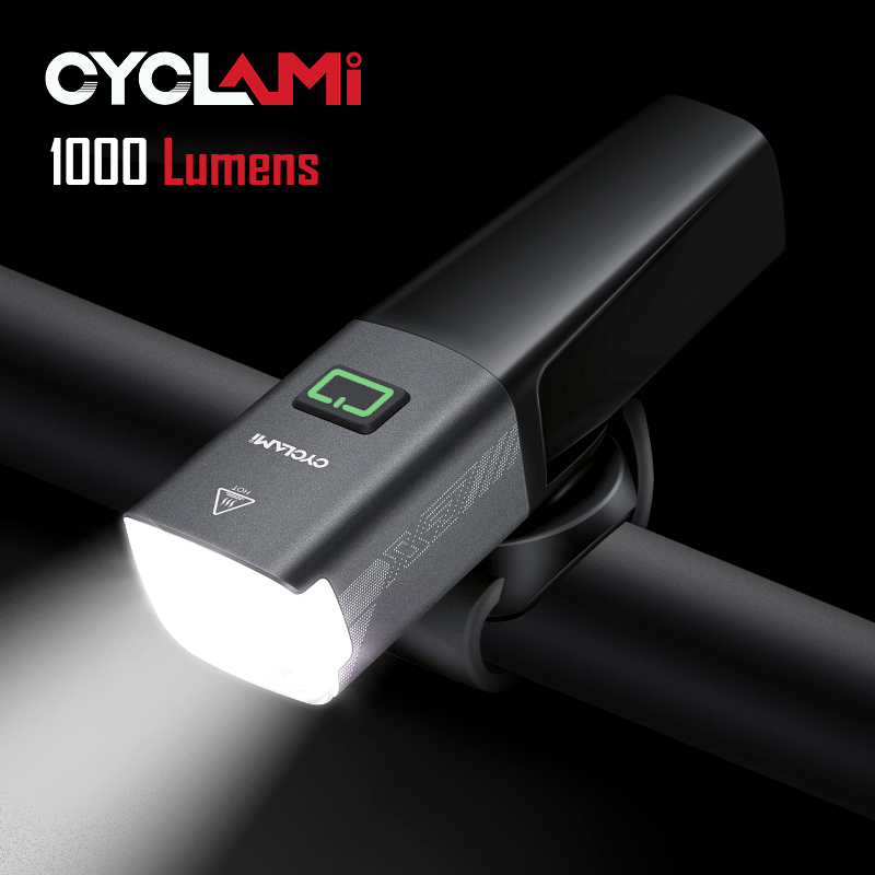 Cyclami X7 1000 Lumens ไฟหน้าจักรยาน อัจฉริยะ ชาร์จ USB ไฟหน้าจักรยาน ...