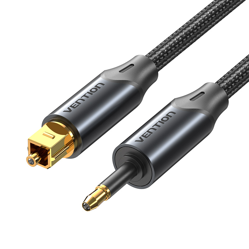 Vention Optical Audio Fiber Square Port Toslink to 3.5mm Mini Toslink ...