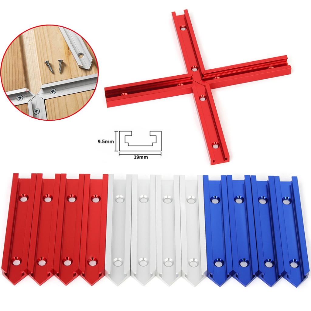1pc 19 type Chute Aluminium alloy T-tracks Connecting T-Track ...