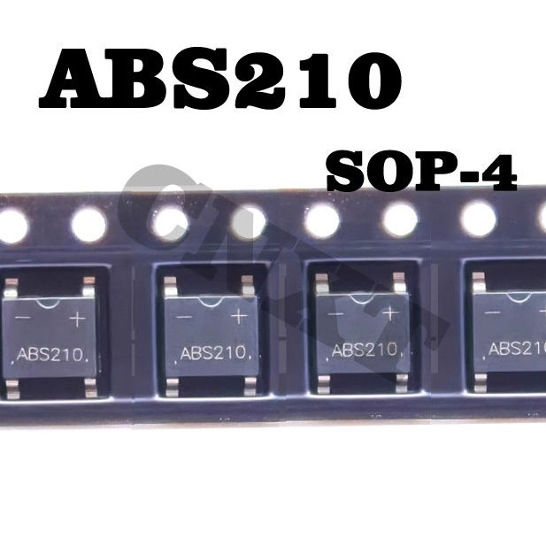 50 ชิ้น ABS210 สะพานซ้อน Rectifier สะพาน 2A 1000V Smd SOP4 แบรนด์ใหม่ ...